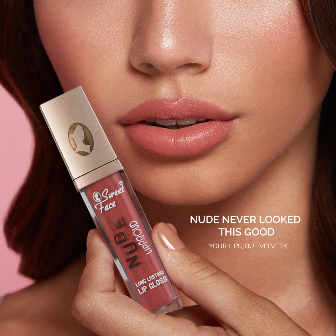 Nude Long Lasting Matte Lip Gloss – Sweetface